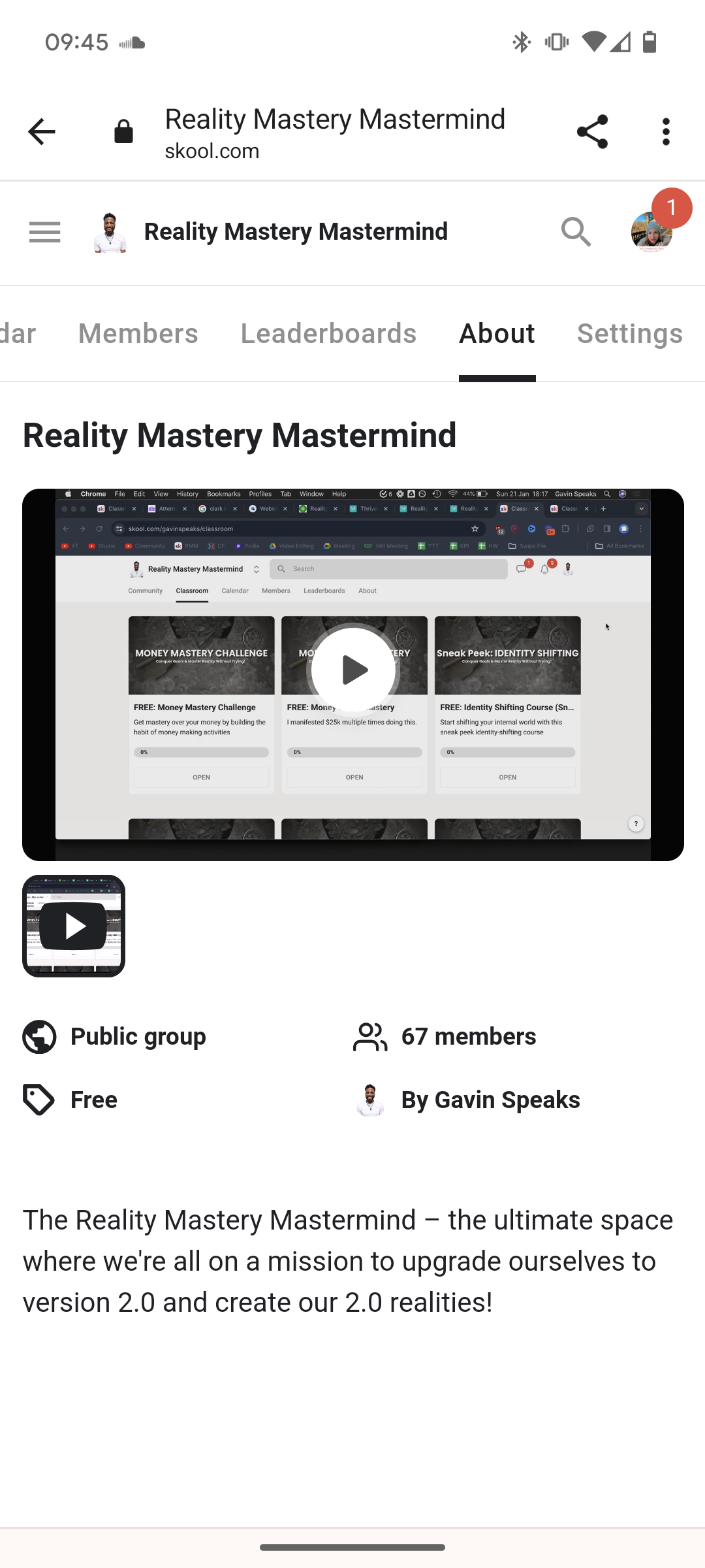 Can't find where to join these · Reality Mastery Mastermind