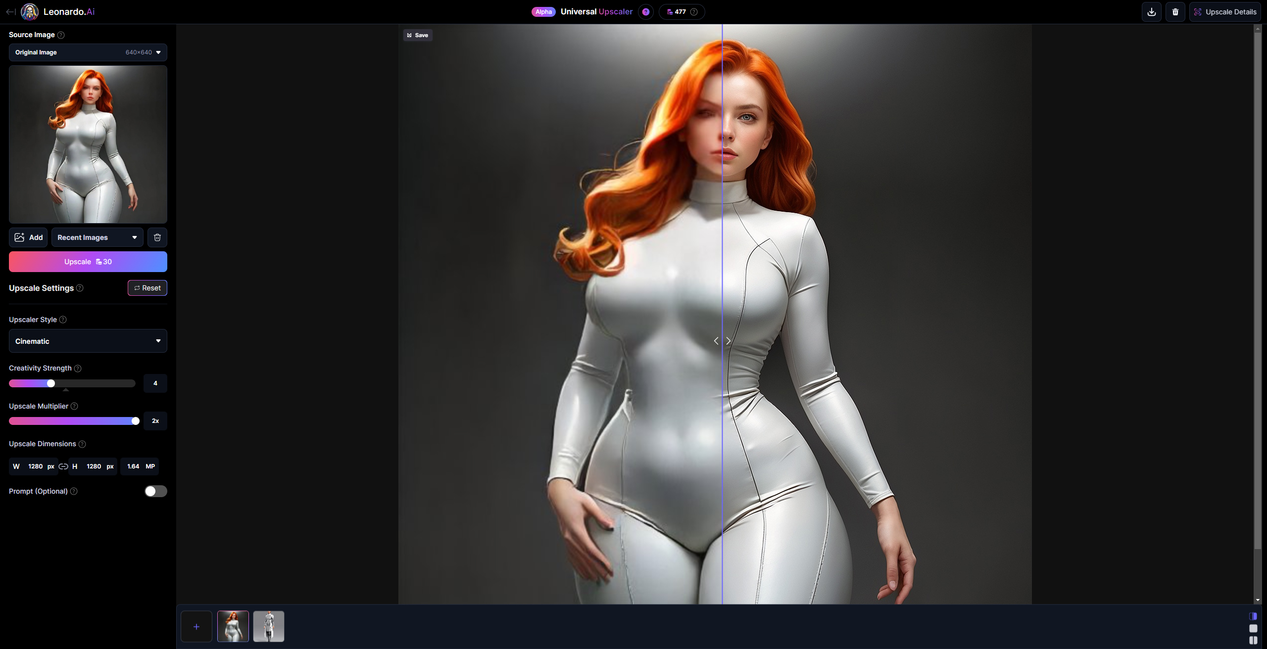 New Universal Upscaler (Leonardo) · AI Business Mastermind