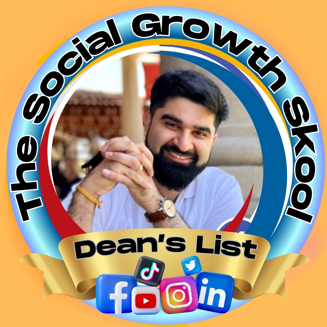 🎉🎓 Huge Congrats to Vik for Making the Dean’s List! 🎓🎉 · The Social Growth Skool