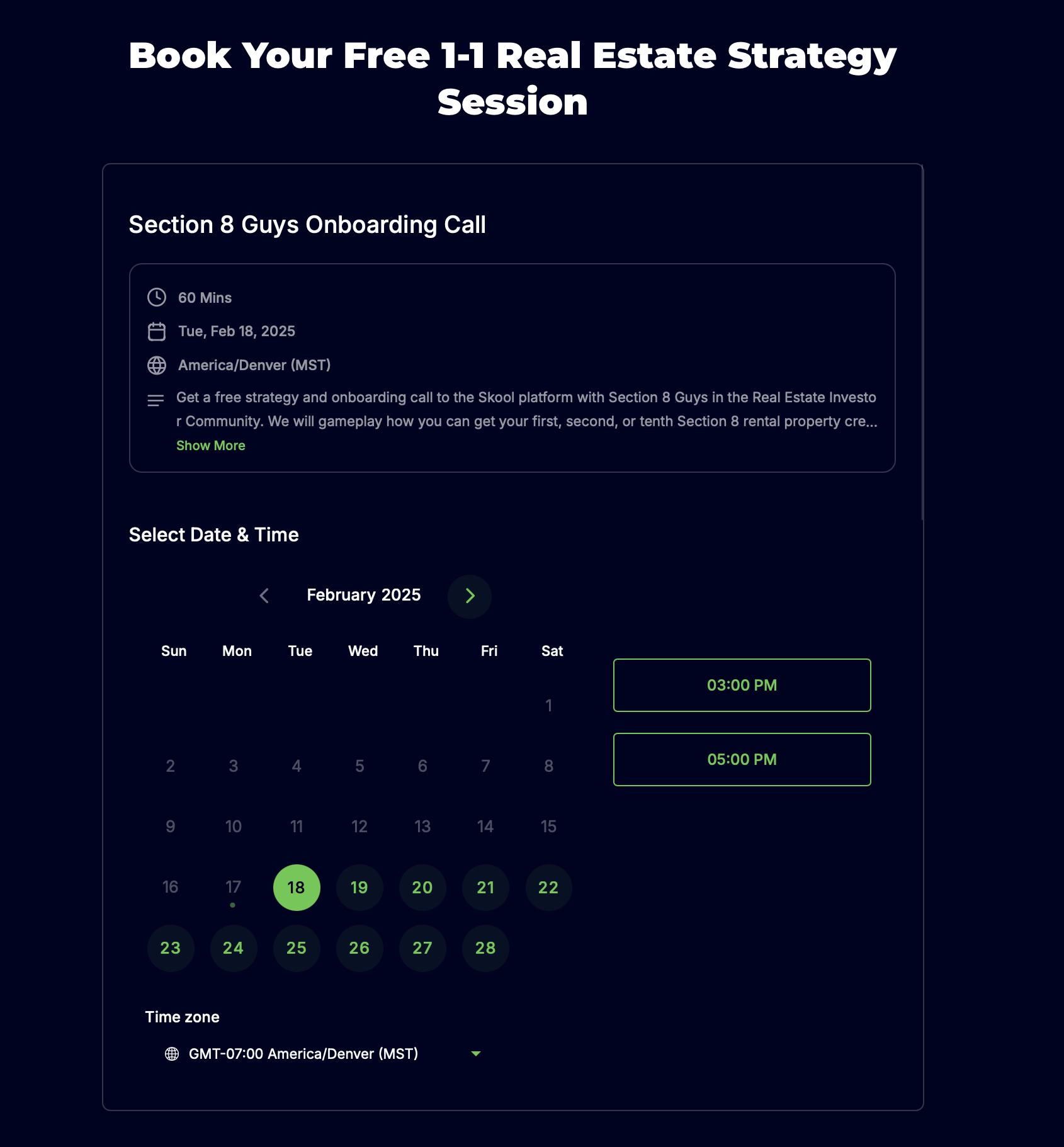 Just Booked My Free 1-1 Onboarding Call! 🔥😎 · Real Estate Investor Network