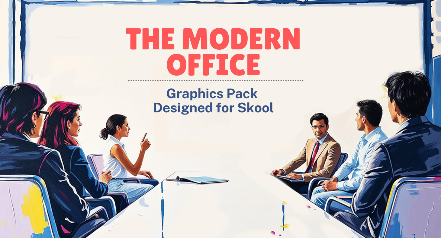 The Modern Office Graphics Pack · Too Cool For Skool