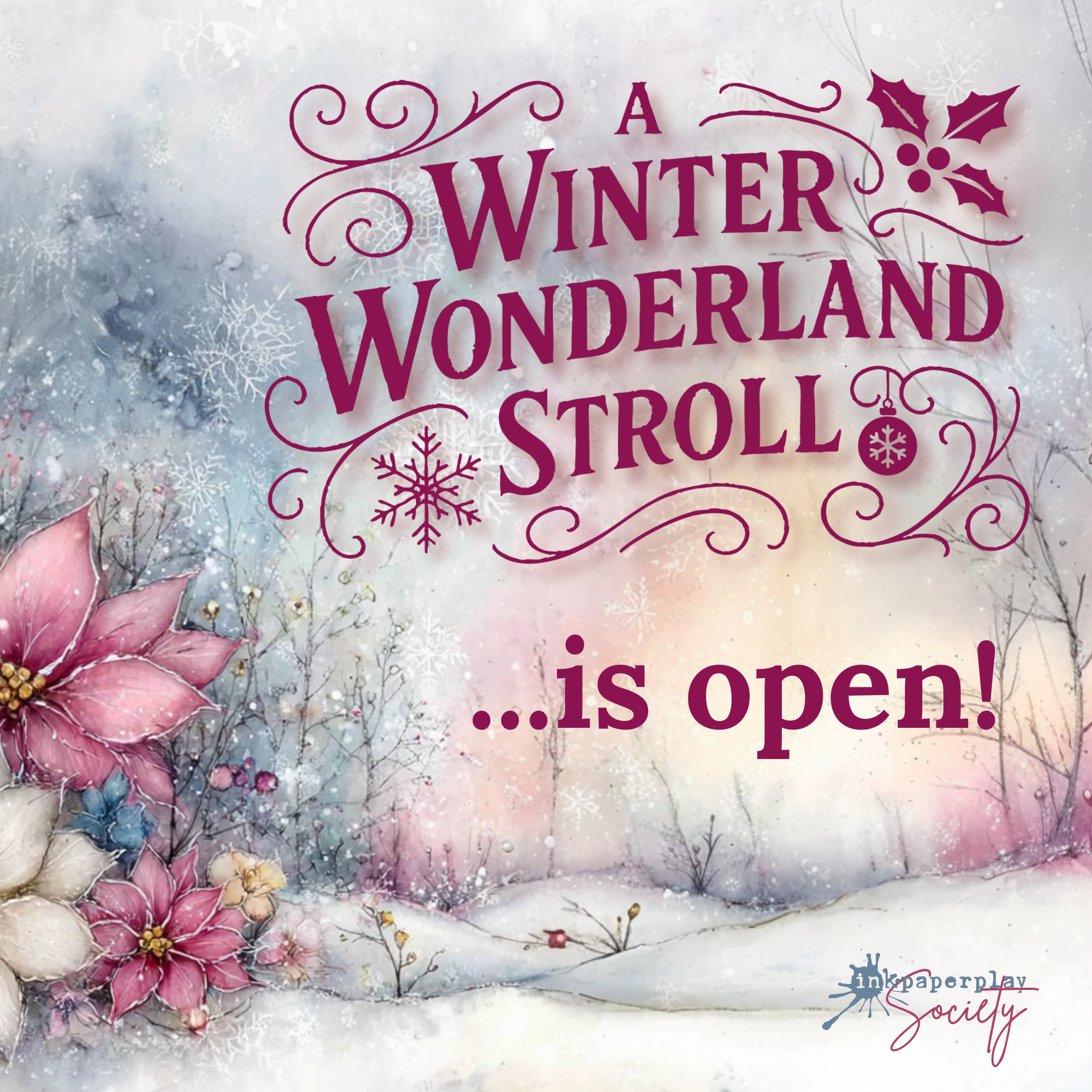 The Winter Wonderland Stroll Challenge Is Now Open! ️ · Ink Paper Play ...