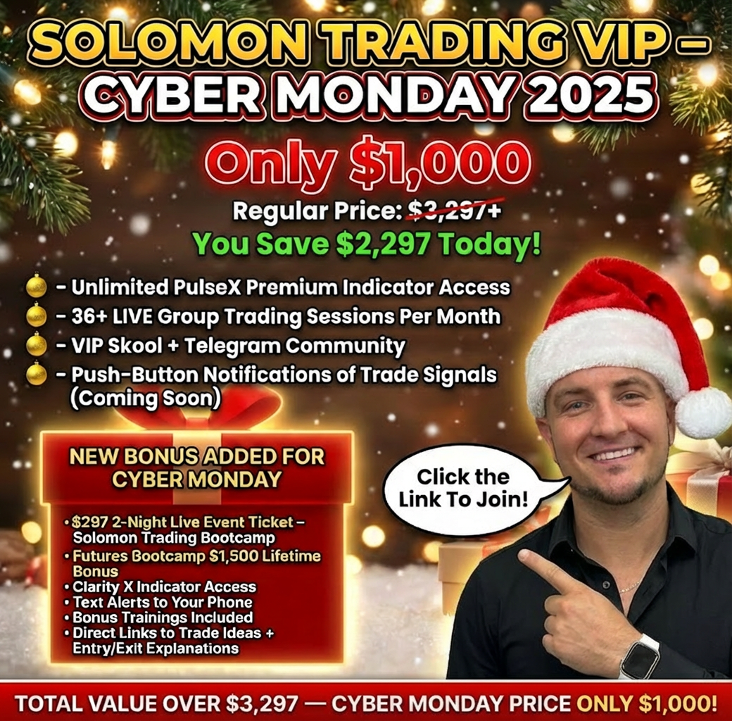 Black Friday extended to Cyber Monday (+ new bonus added) · Solomon Trading