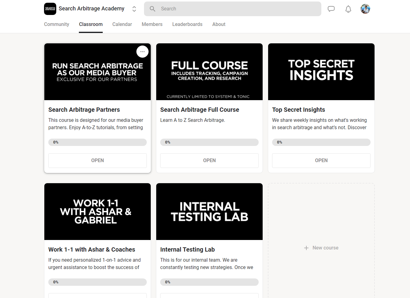 Search Arbitrage Academy