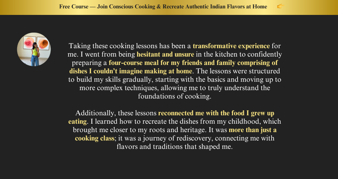 Conscious Cooking