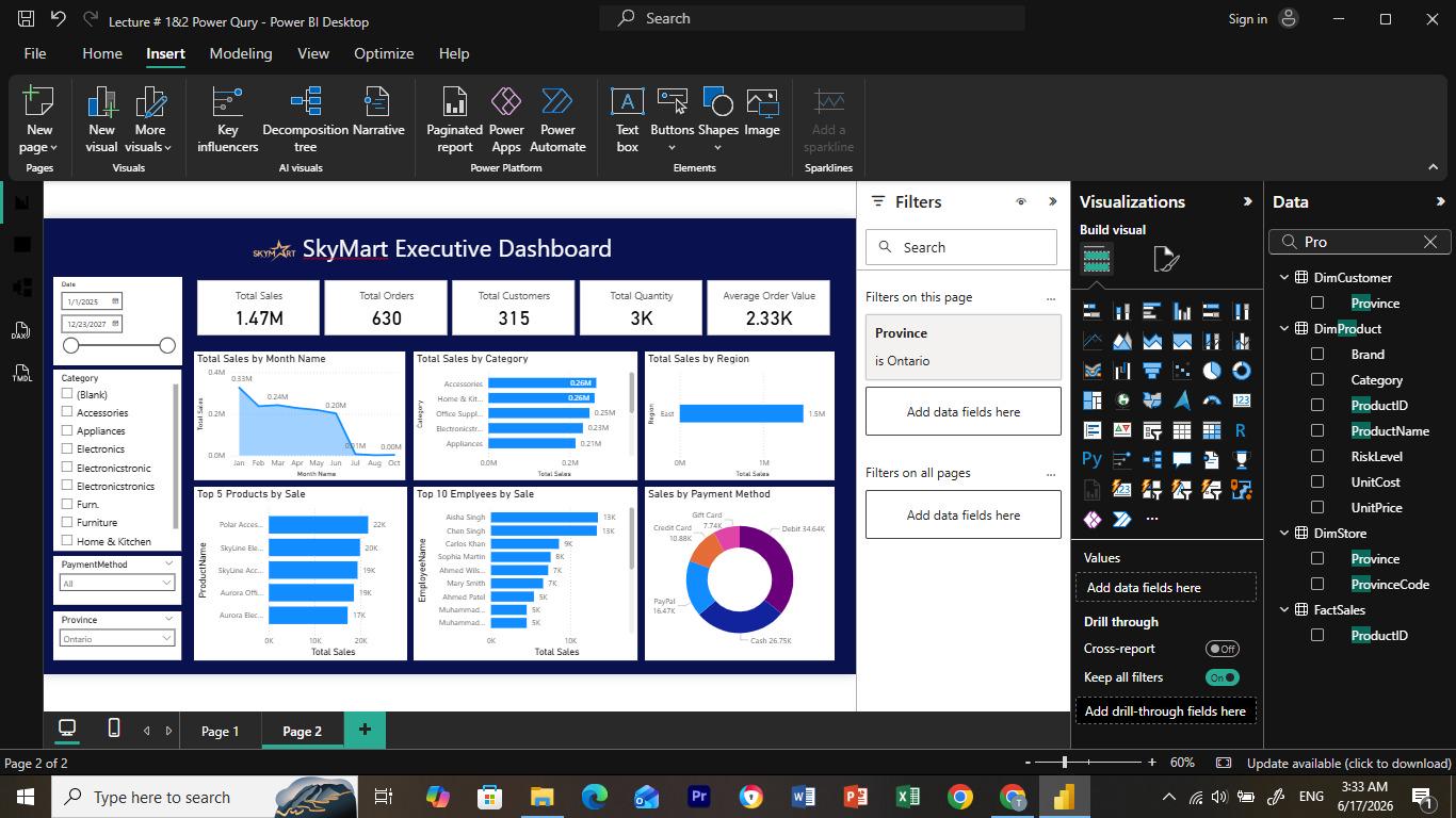 Dashboard Practice · Power BI Training