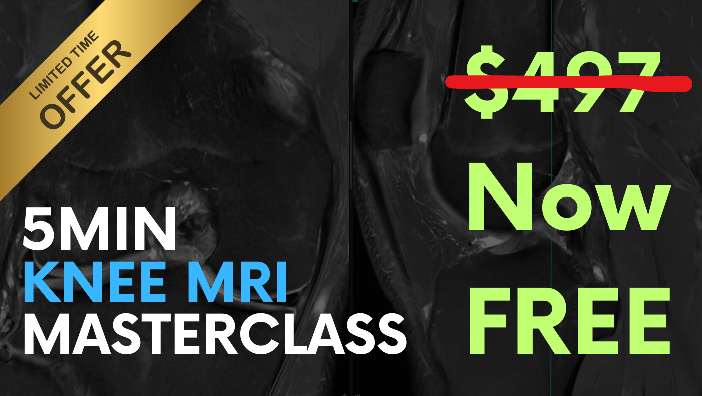 5min Knee MRI Masterclass now FREE on Skool! · MSK Radiology