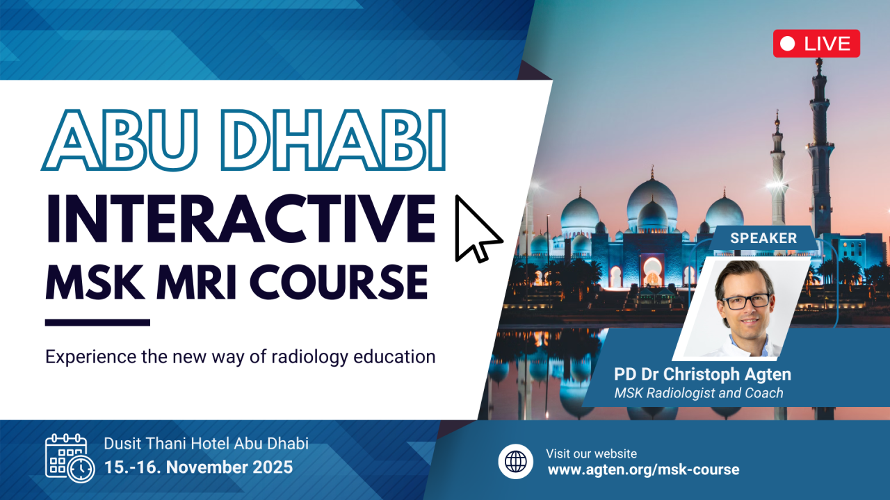 MSK MRI Workshop Abu Dhabi · MSK Radiology