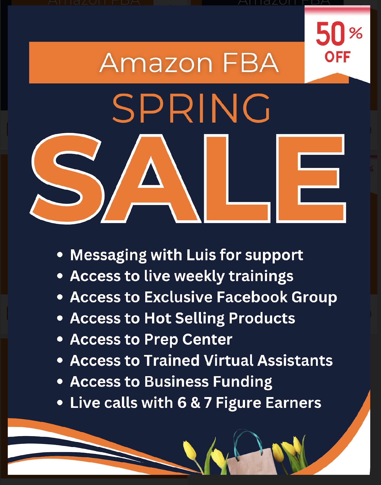 50% off Spring Sale · Amazon For Beginners