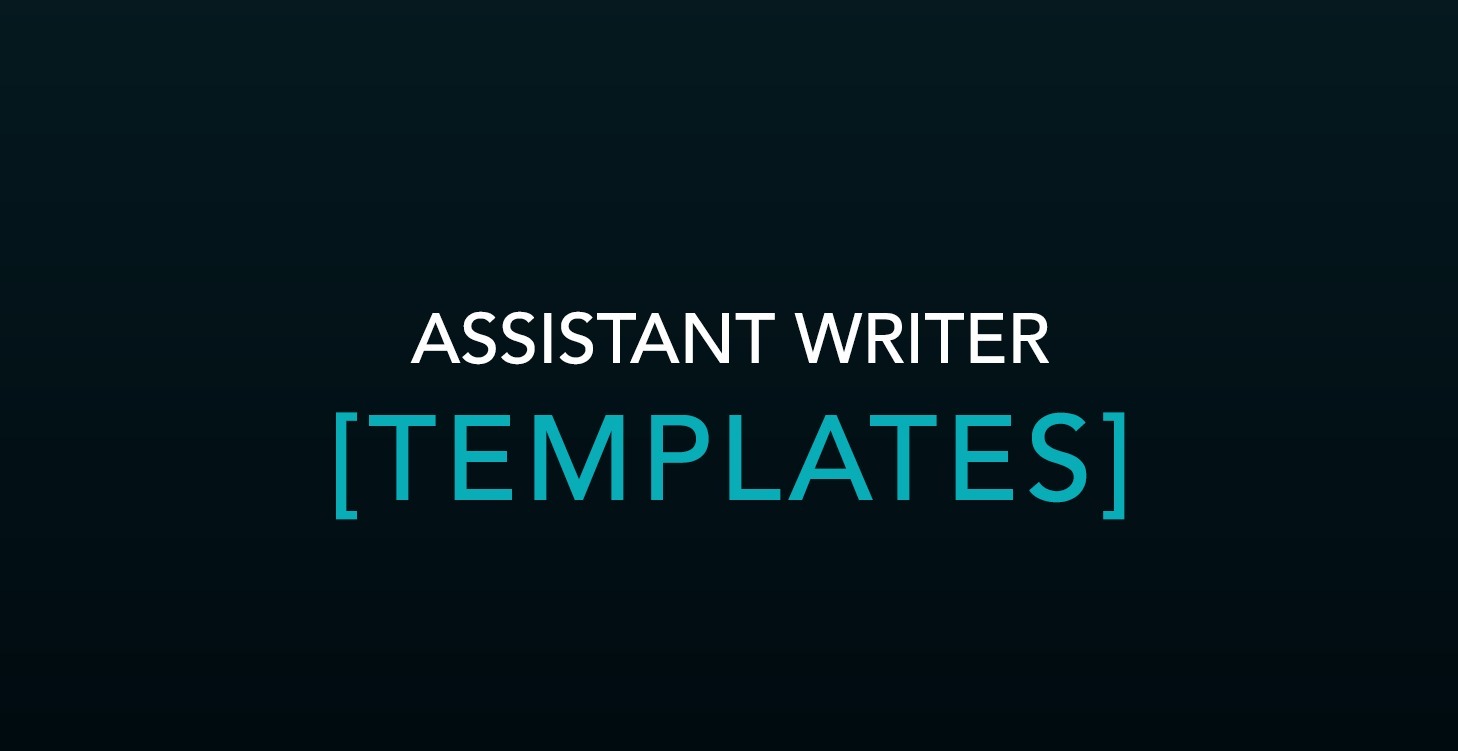 Download Templates - Assistant Writer · Digital Automation Diagram