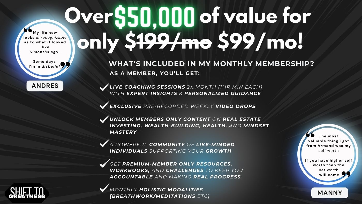 Shift To Greatness PREMIUM