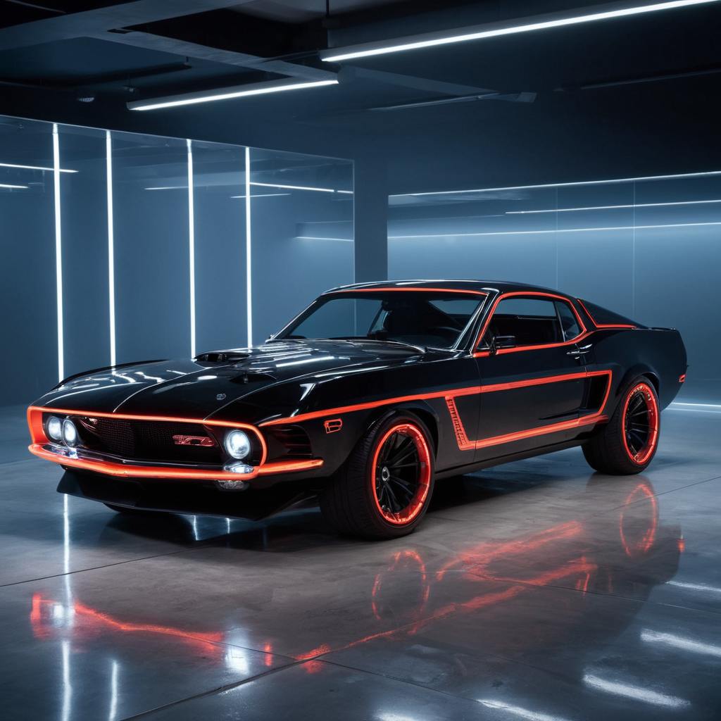 Show Room - Muscle Cars · Prompt Models
