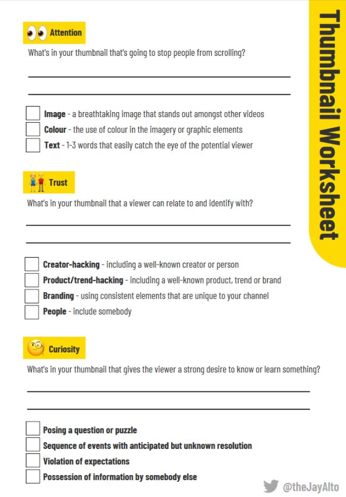 Ultimate Thumbnail Checklist · Synthesizer School