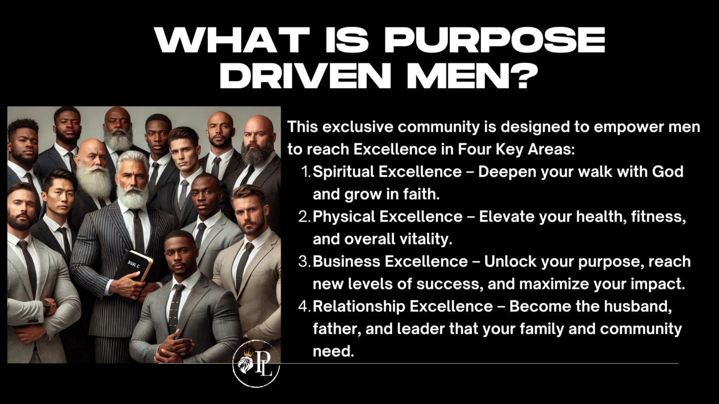 Purpose-Driven Men