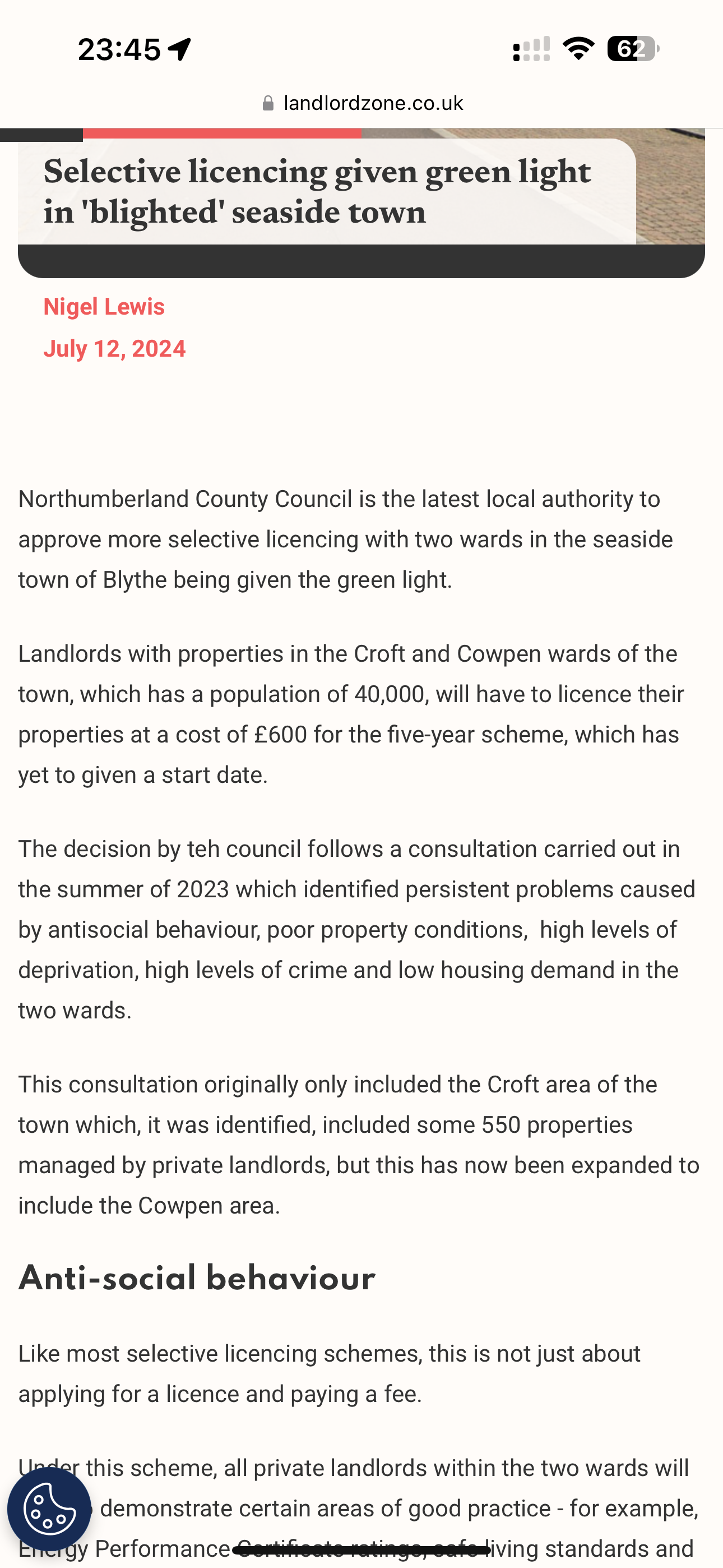 Licensing for Blyth · GB Landlords