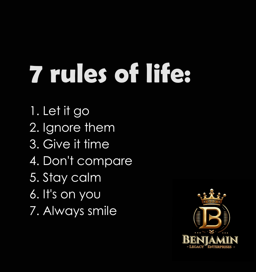 7 Simple Rules of Life · The Game OF Life