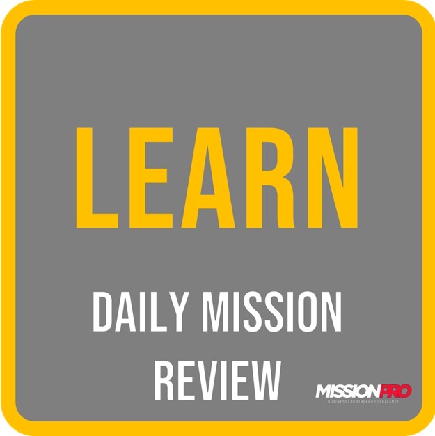 Daily Mission Review Monday 14Jul25 · Mission Pro