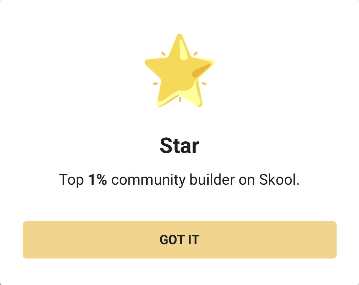 WE GOT OUR ⭐️🔥 Top 1% Community + #30 ranking on Skool 🎉 · THE SKOOL HUB