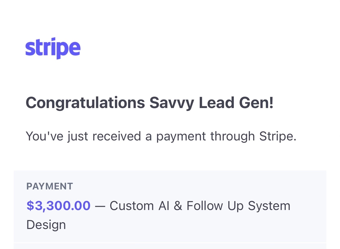 Another $3,300 Sale Today (That's two in the last week) · Savvy Lead ...