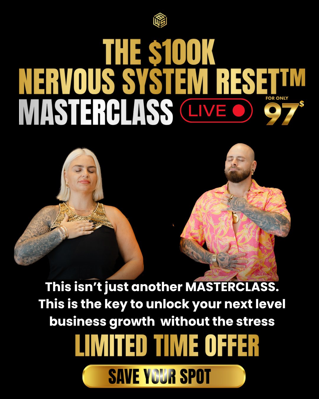 100k NERVOUS SYSTEM MASTERCLASS · The Success Lounge