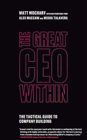 THE GREAT CEO WITHIN - Business, Entrepreneurship & Sales · Book Smart 📚🍎