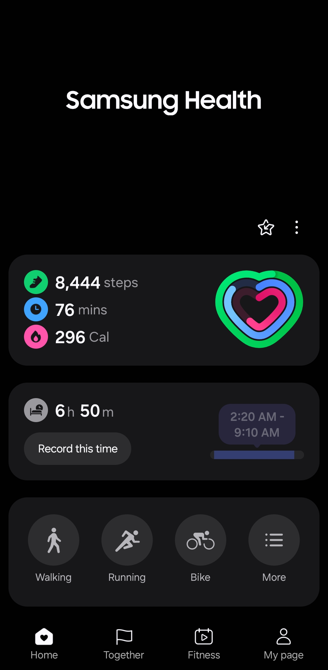 8k · Posture. Precision. Abs.