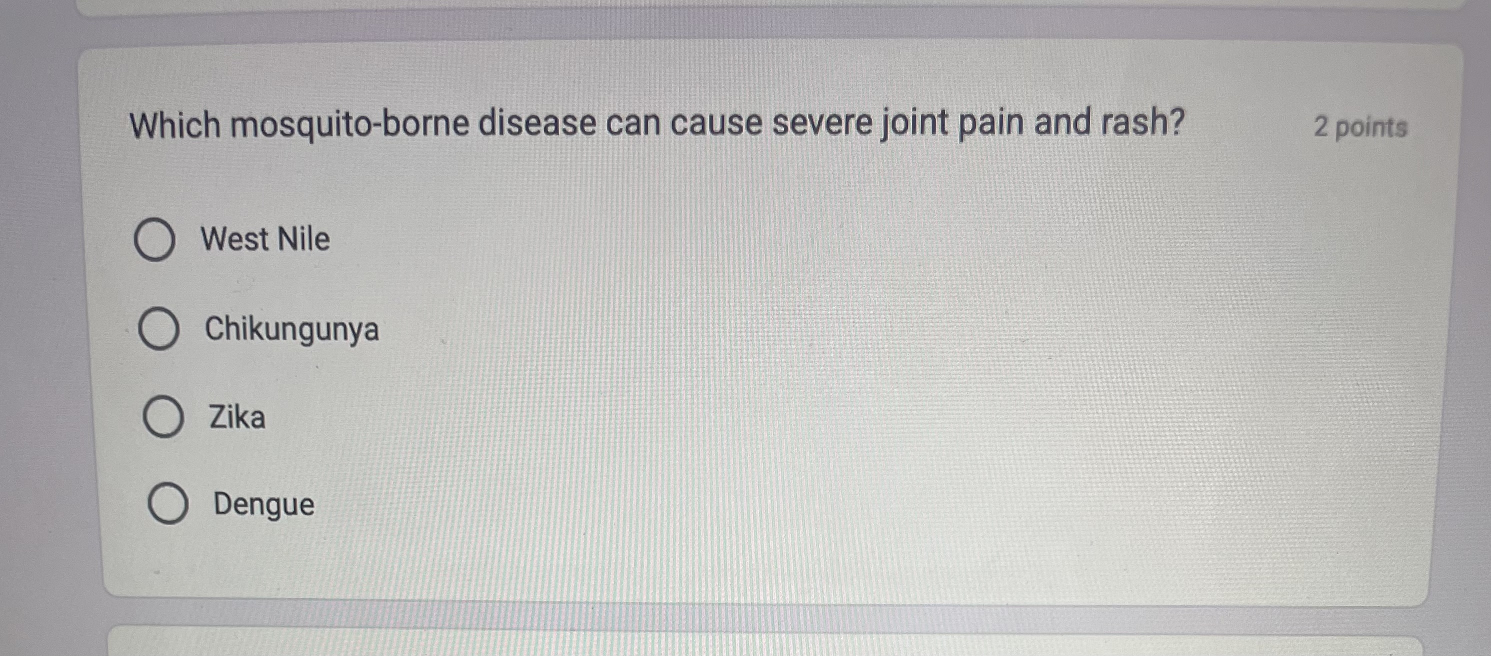 Answers Medic Infectious diseases 2 · Rescue Academy