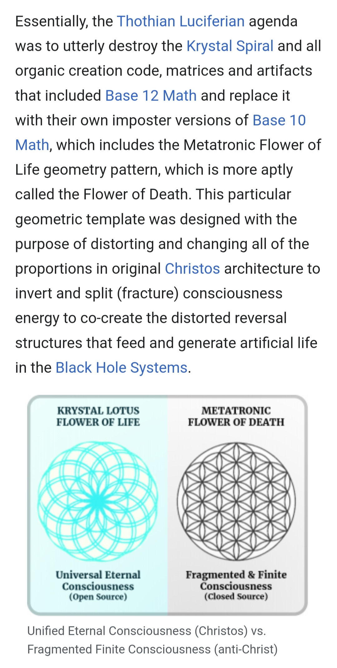 Sacred Geometry of life · New Earth Community