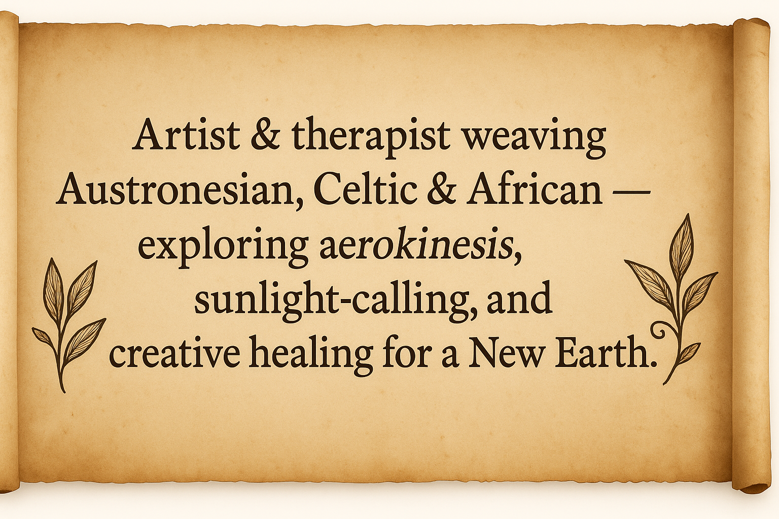🌞 “Artist & therapist weaving Austronesian, Celtic & African lineages ...