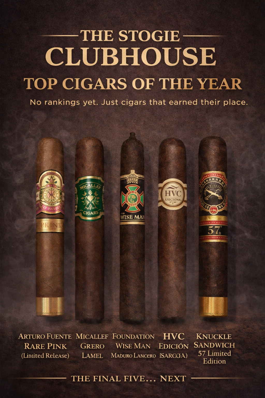 Top Cigars of the Year – The Next Five · The Stogie Clubhouse