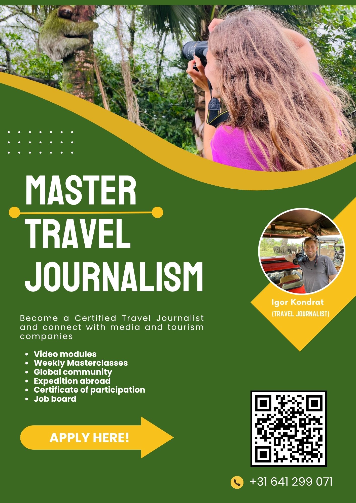 Travel Journalism Master Program · Travel Media Academy