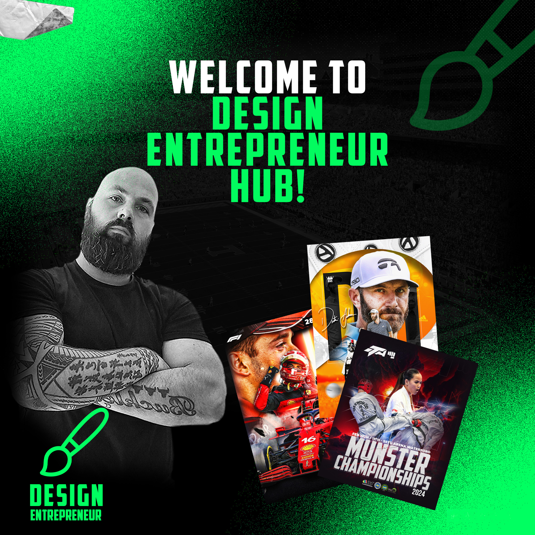 Welcome to Design Entrepreneur Hub! · Graphic Designer Entrepreneur