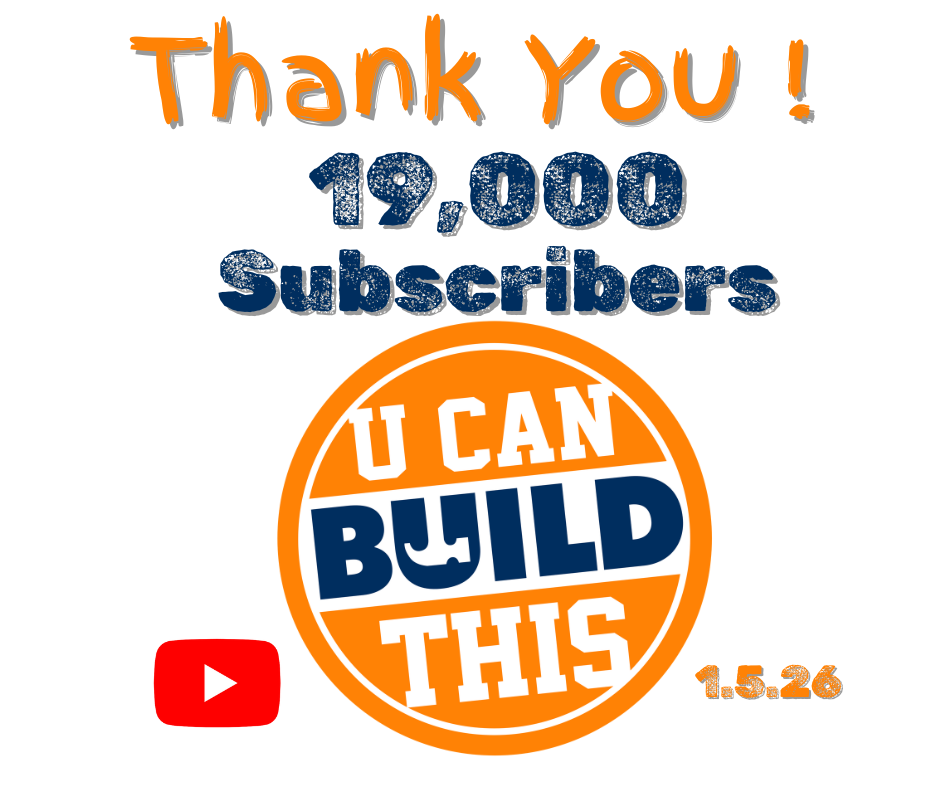Thank you! · U Can Build This