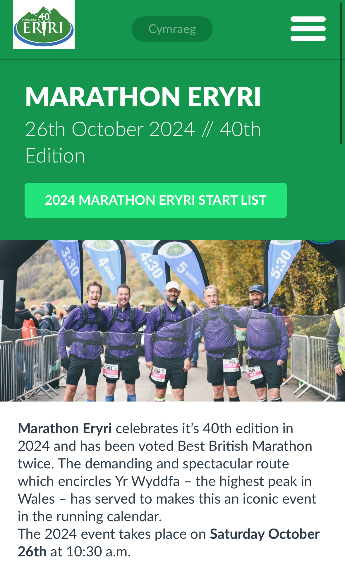 Marathon Eryri 2024 🏴󠁧󠁢󠁷󠁬󠁳󠁿🗻 · Team TC: Everyday Athletes