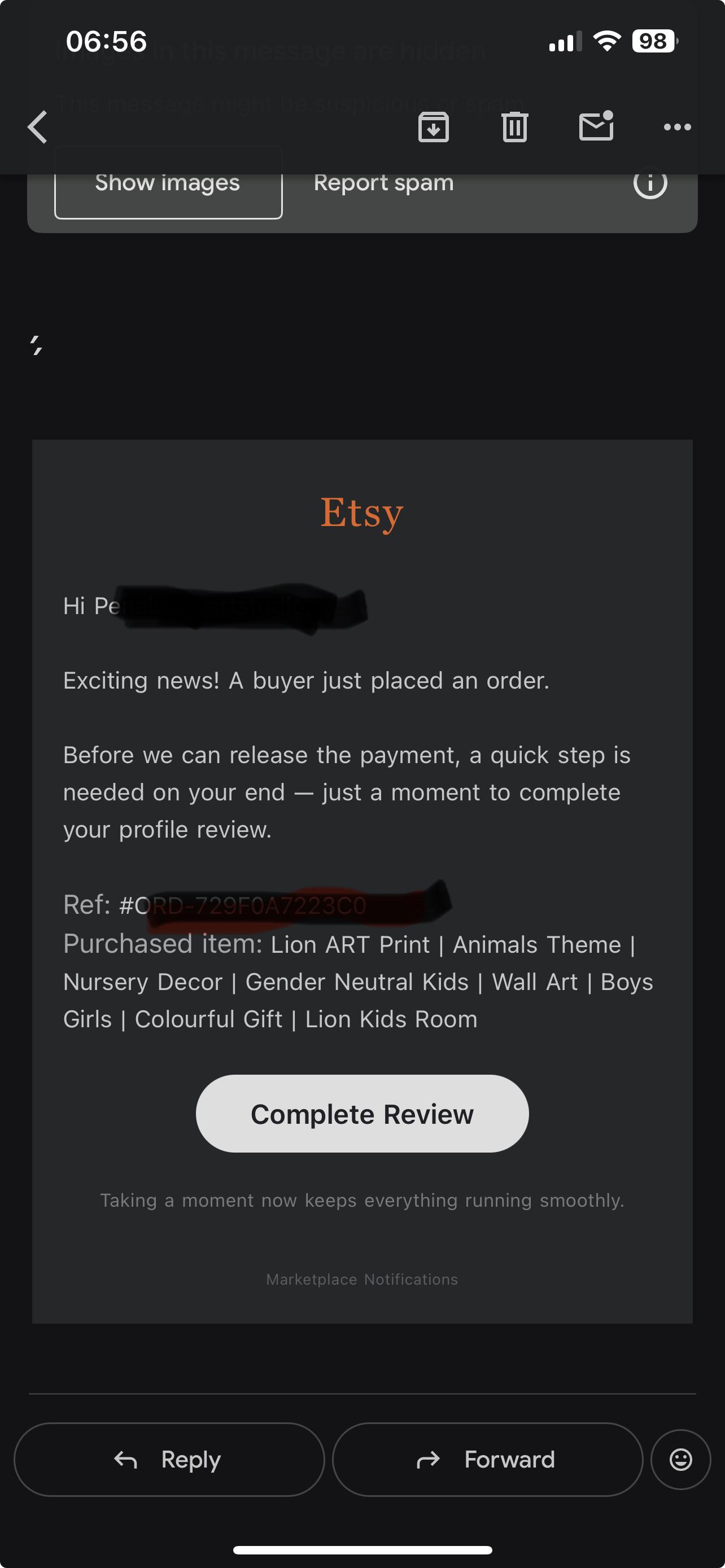 Scam? · Poster Print on Demand