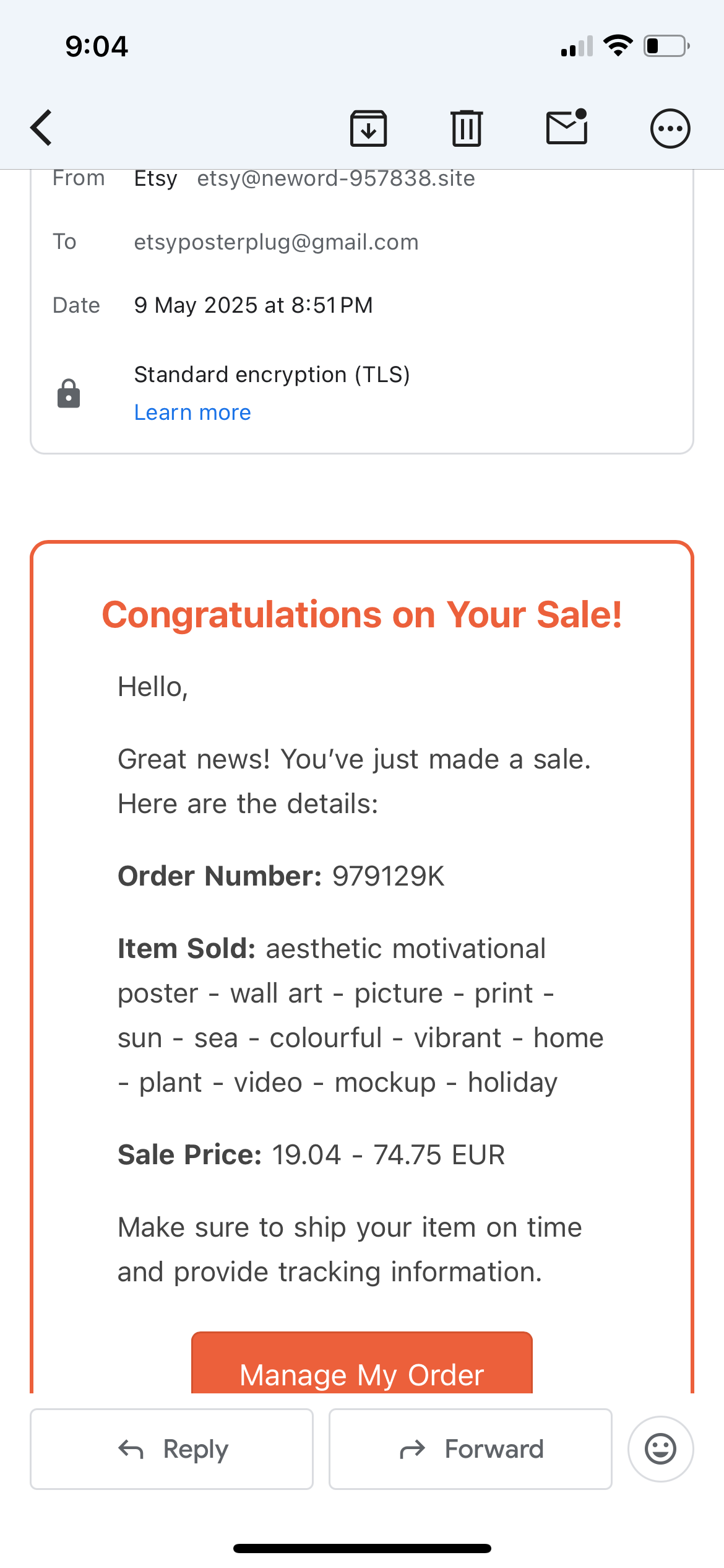 Scam or order · Poster Print on Demand
