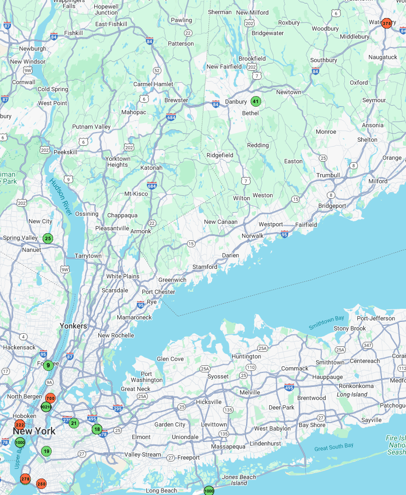Saw a Radiation Map of NY/NJ/CT Area · Uncensored UAP News