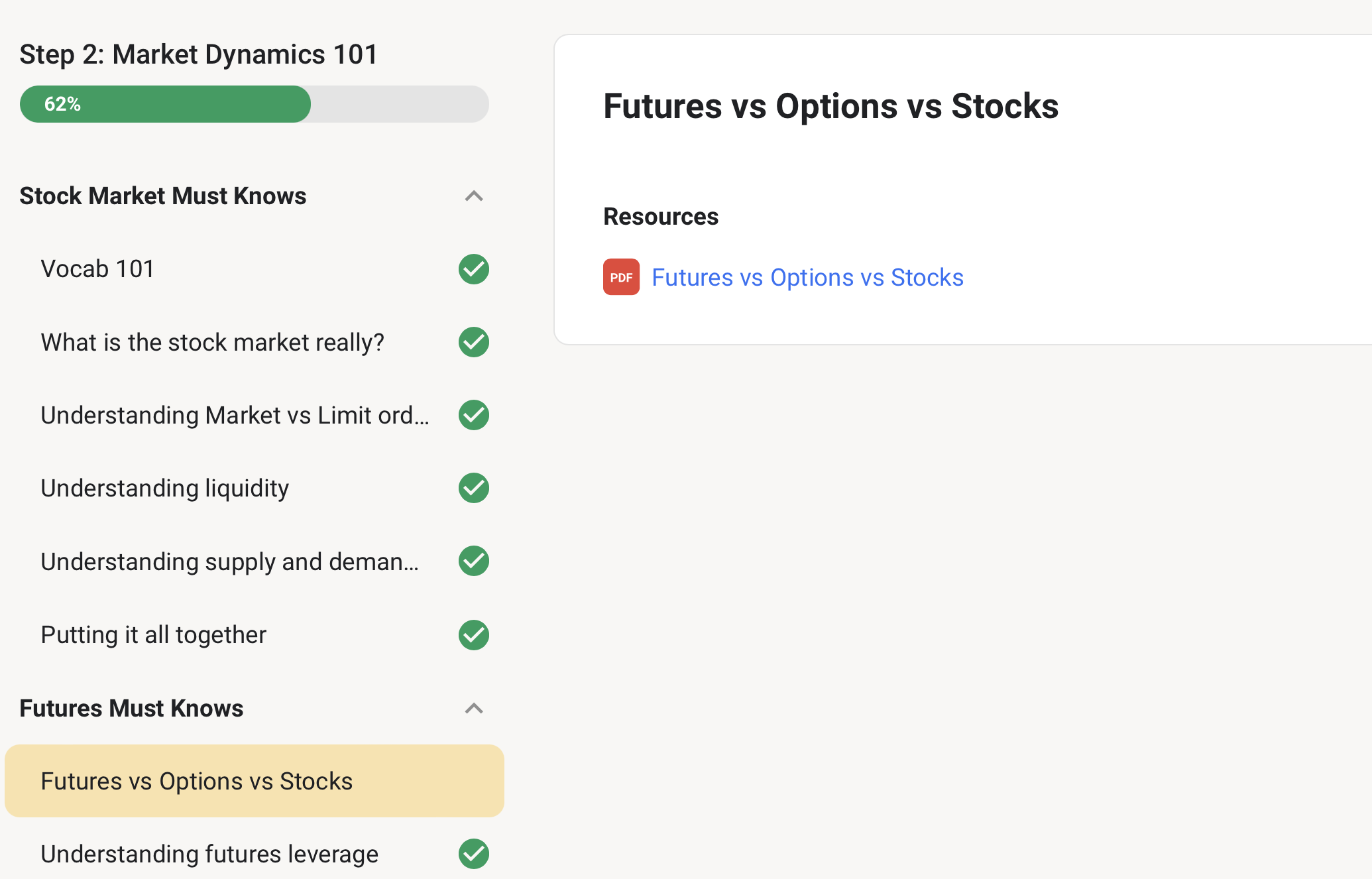 Step 2 Futures vs Options vs Stocks · InvestCEO with Kyle Henris