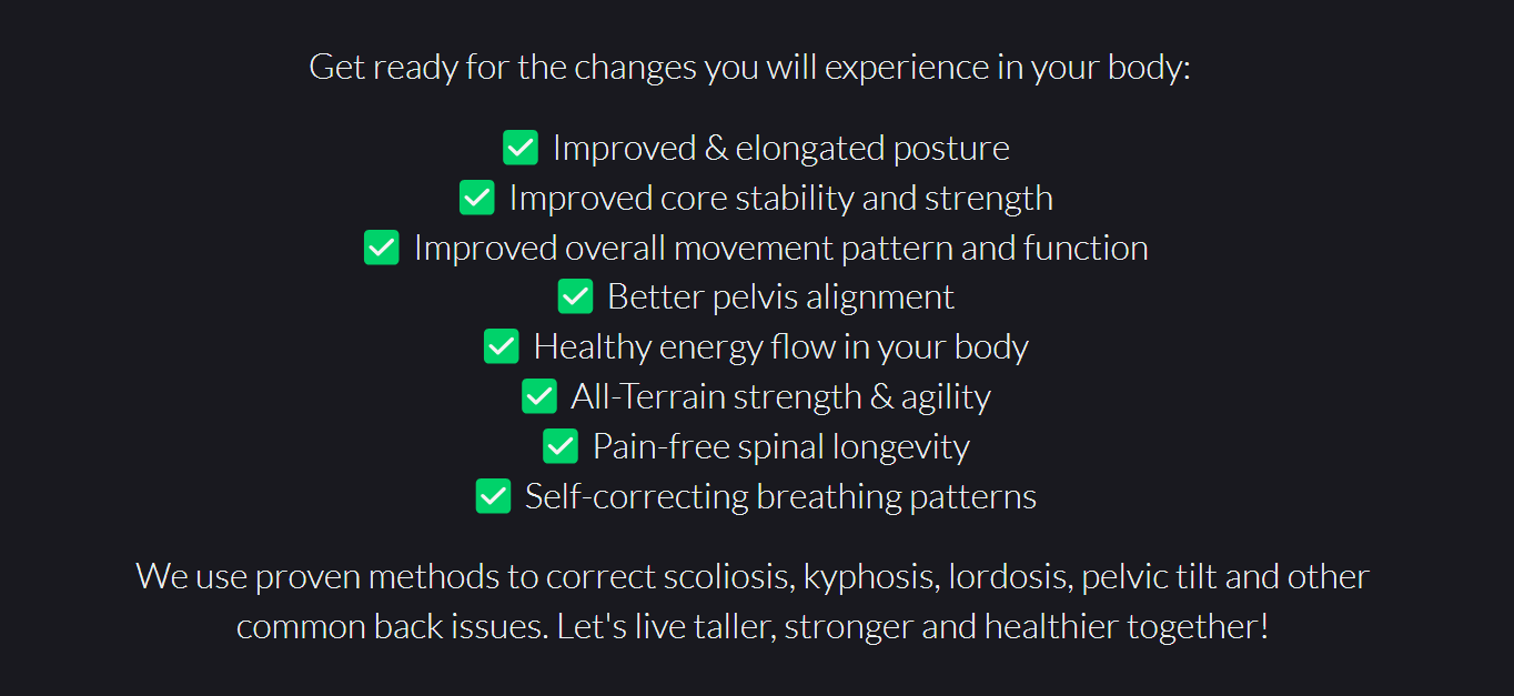 PostureDojo: Height Maximizers