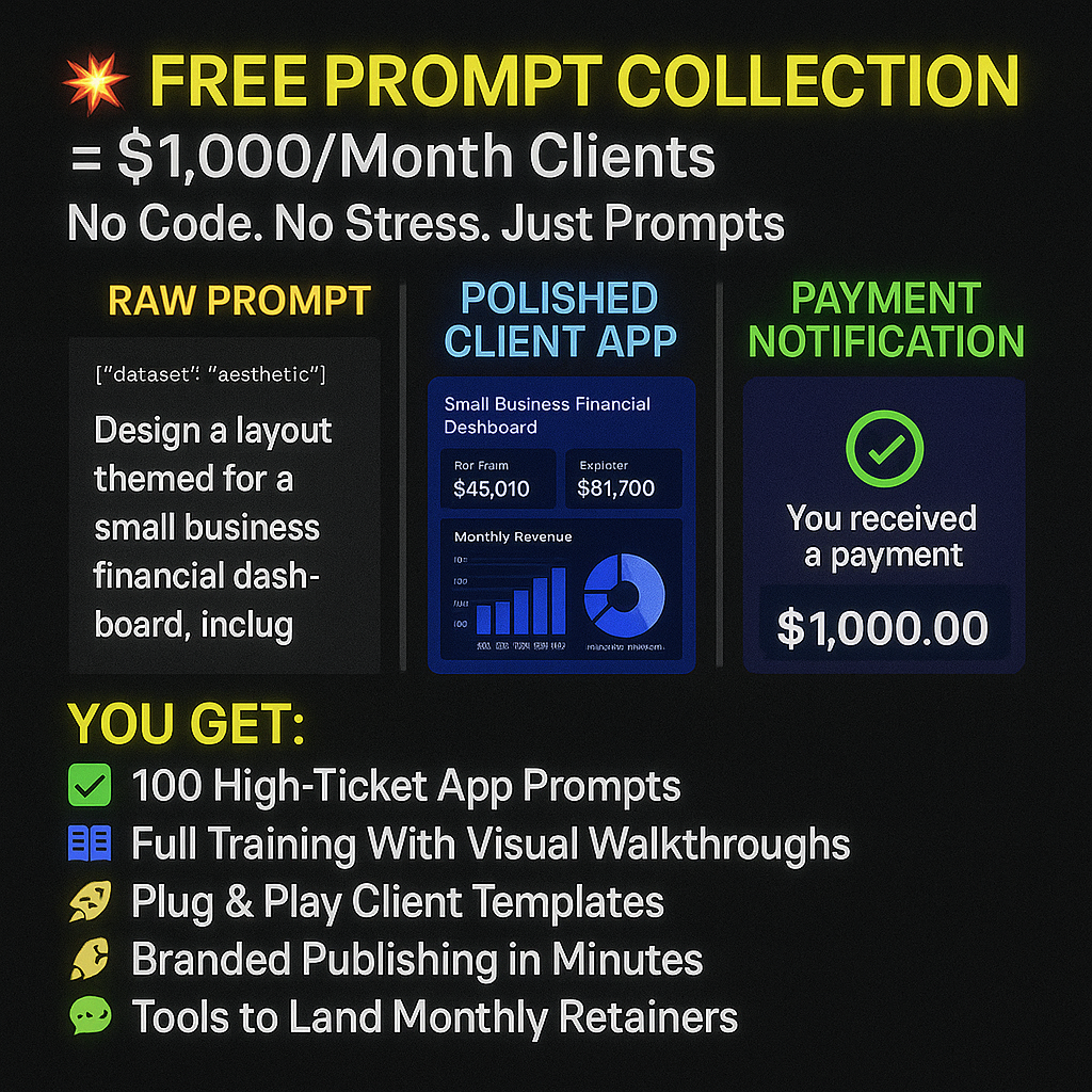 FREE $5,000 Prompt Collection - Yours At No Cost! · AI Money Lab