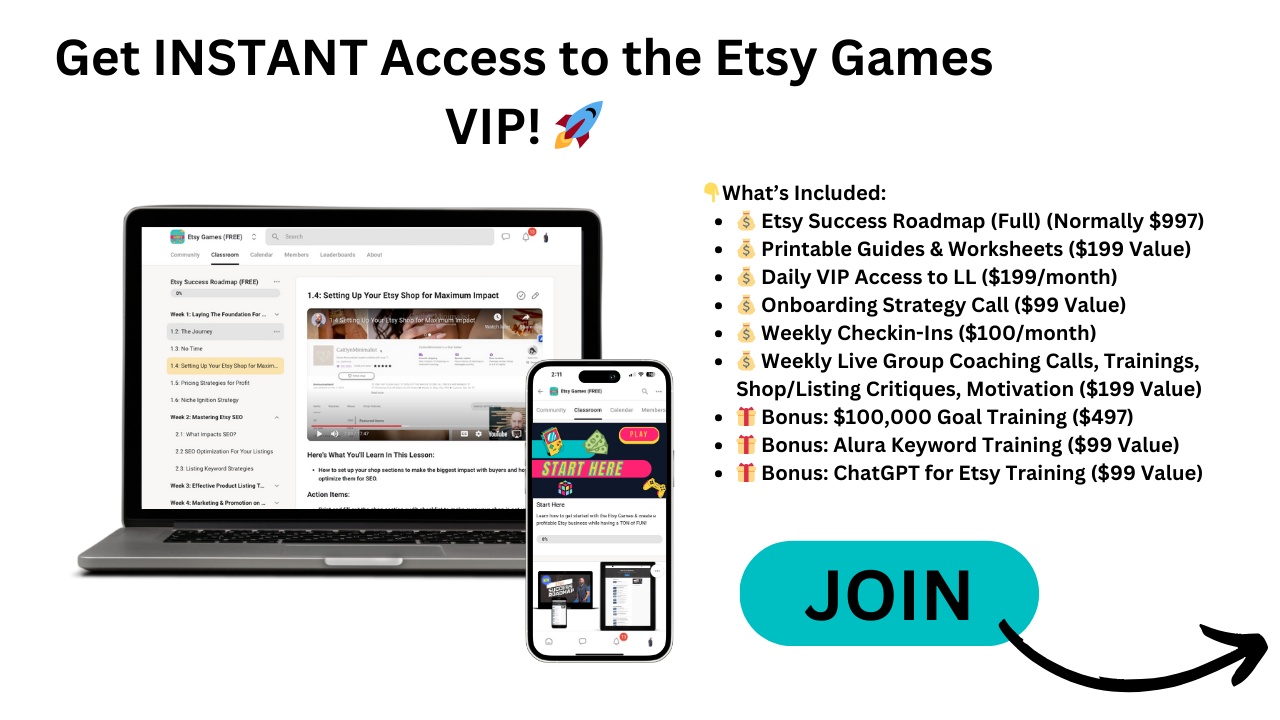 Etsy Games VIP