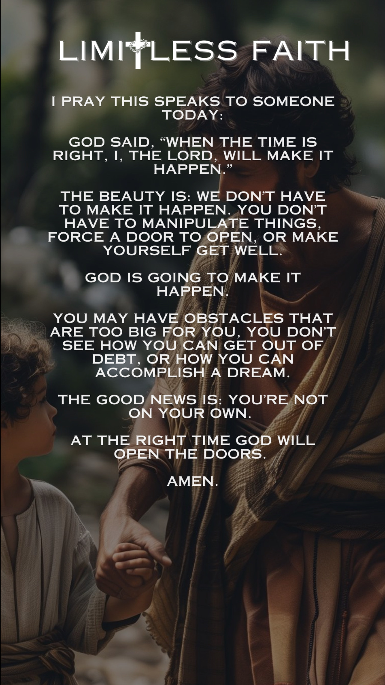 Prayer For The Day ️ · Limitless Faith