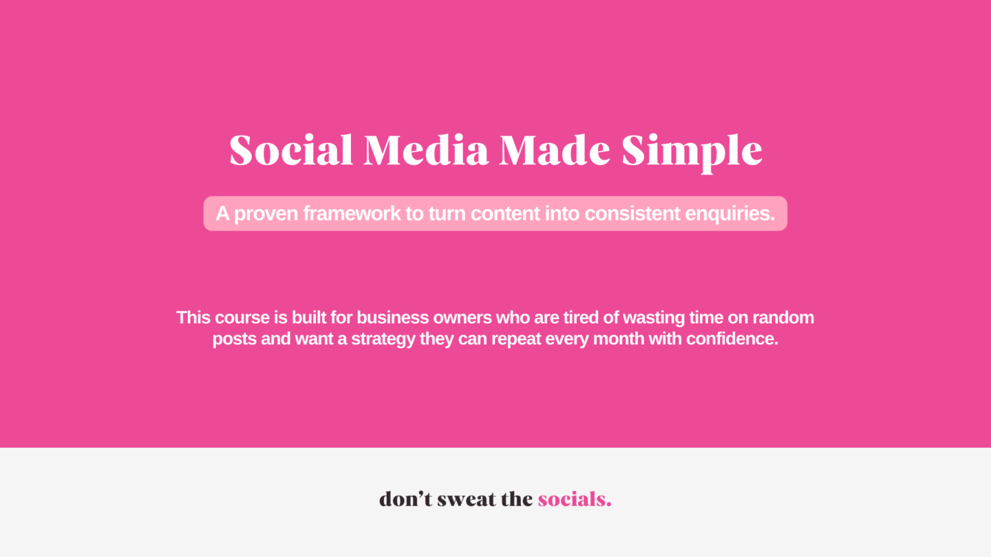 Social Media Made Simple