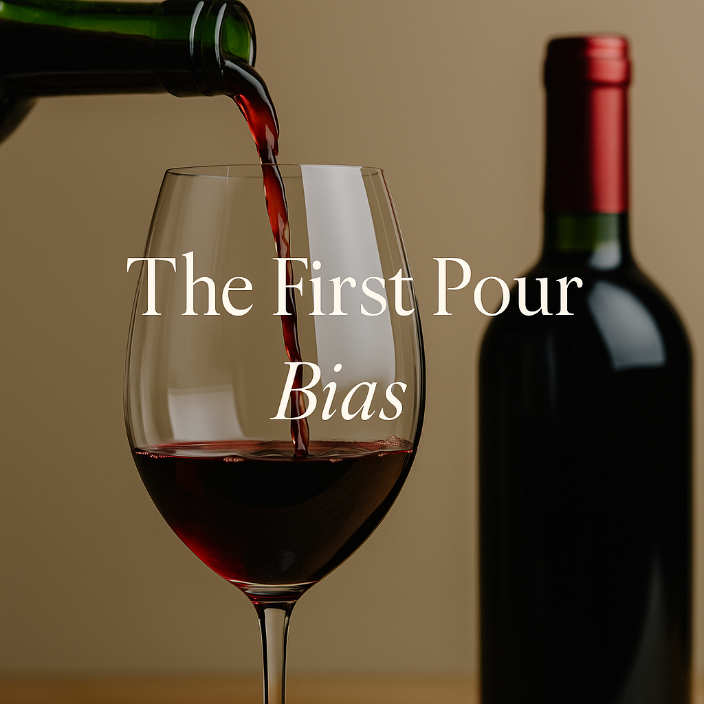 The First Pour Bias🍷 · Wine Ambassador Community