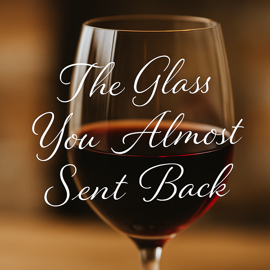 The Glass You Almost Sent Back🍷 · Wine Ambassador Community