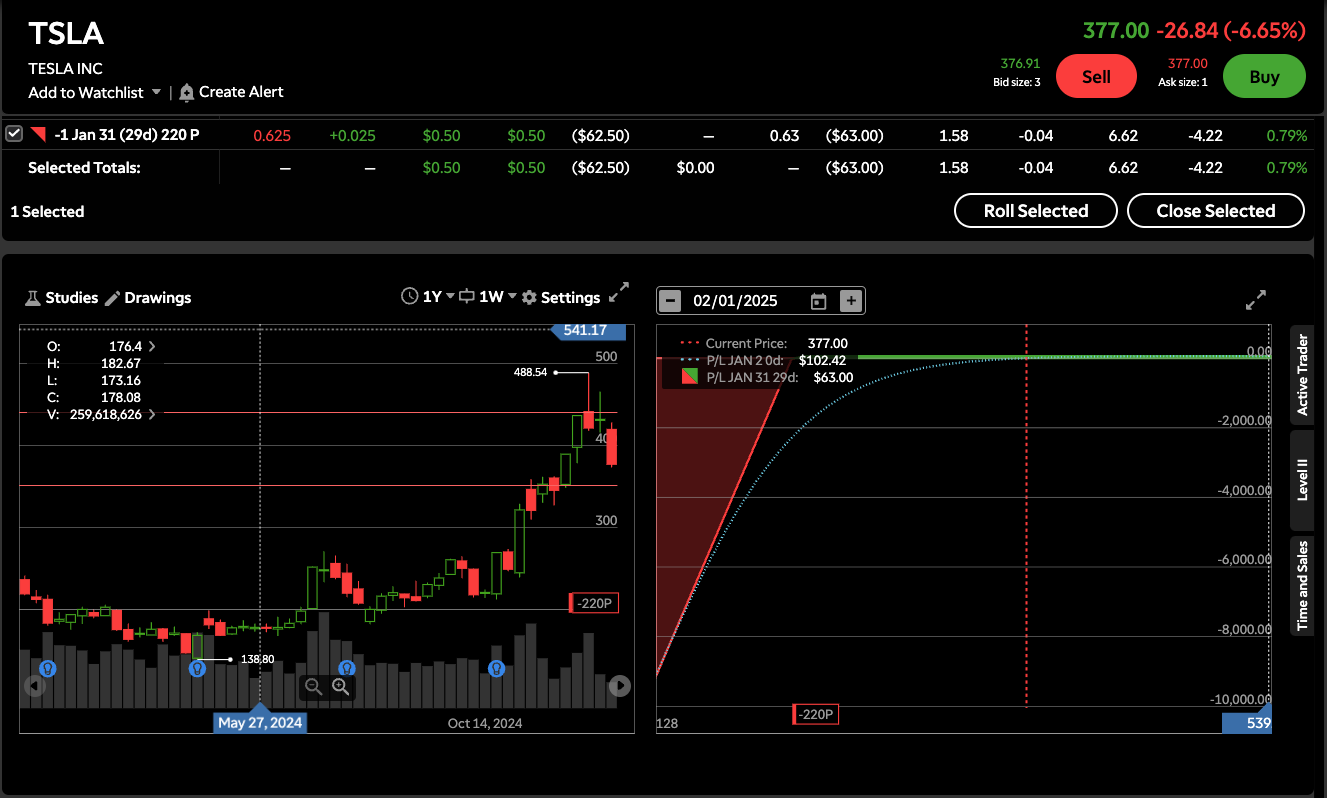 TSLA ??? · Retire On Margin