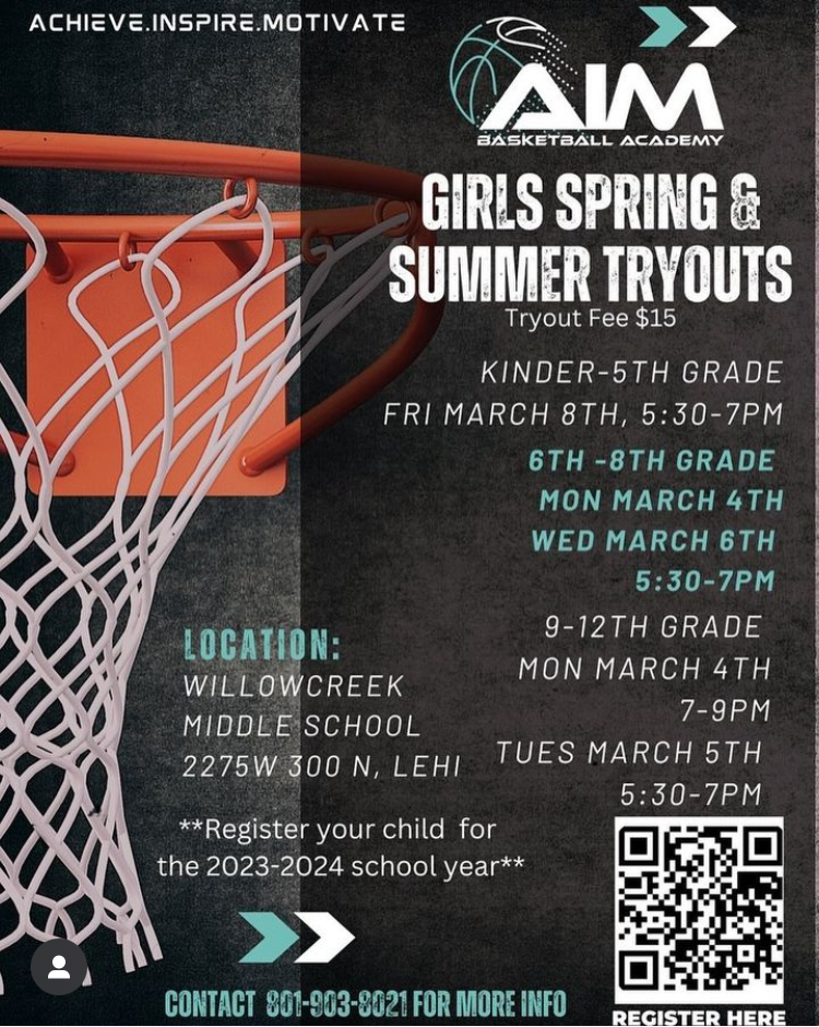 AIM girls teams tryouts · ICE Basketball Training Group
