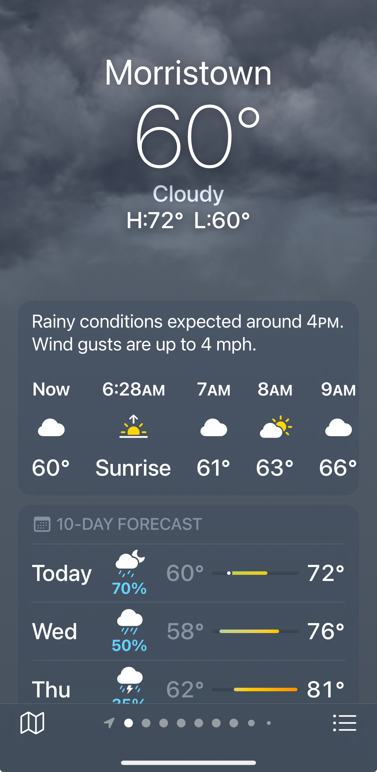 Morristown Weather May 13, 2025 🌦️ · Moving to Morristown, TN