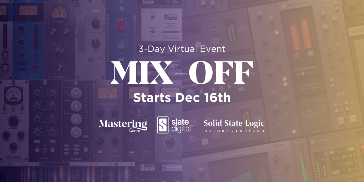 Mix-Off starts in 45 mins · Fix-The-Mix™