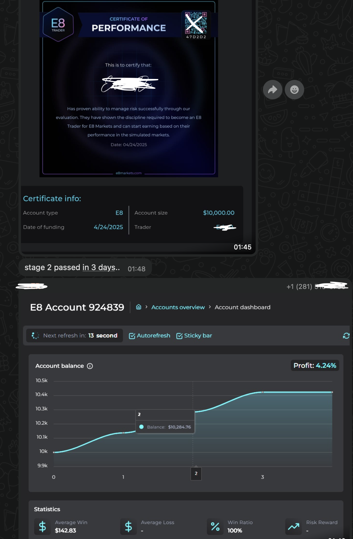 More Prop Firm Success... · Trade Algorithm Elite